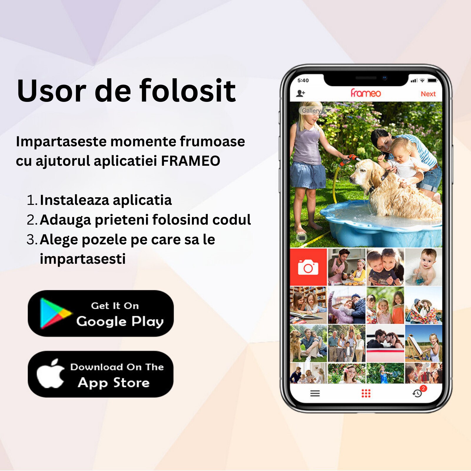 Rama Foto Digitala Infiniteea™ WIFI, 10.1 inch, Memorie Interna 32G ...