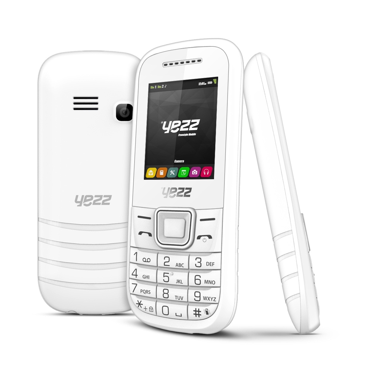 Telefon mobil Yezz Clasic Series C21, Dual SIM, White - eMAG.ro
