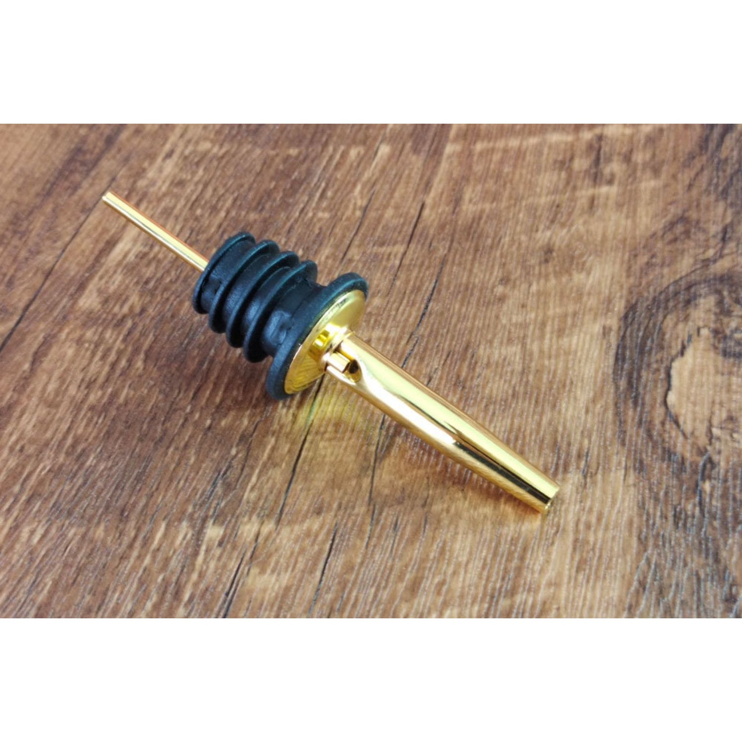 Set 2 dopuri cu picurator pentru sticla, FAVEEZA®, otel inoxidabil ...