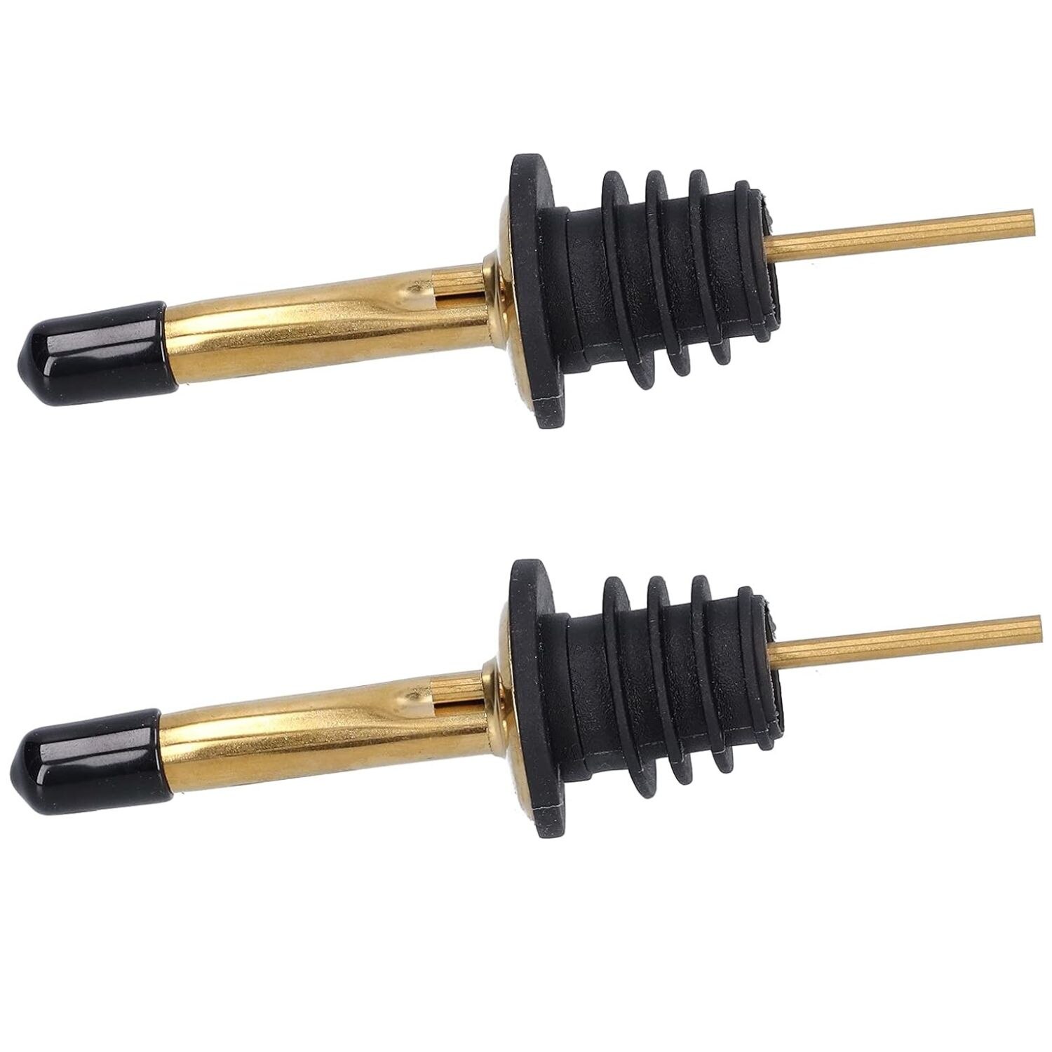 Set 2 dopuri cu picurator de sticla din otel inoxidabil, FAVEEZA ...