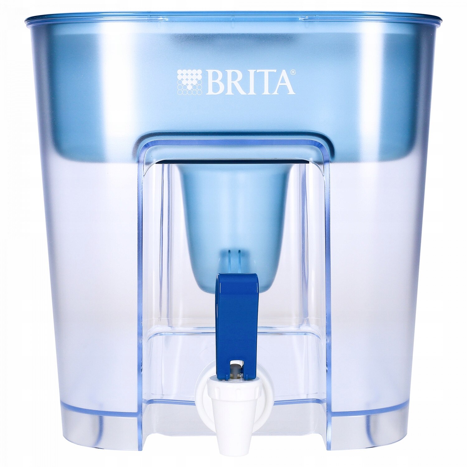 Dozator cu filtru de apa, Brita, Flow, 2 x filtre, 8.2l, Albastru - eMAG.ro