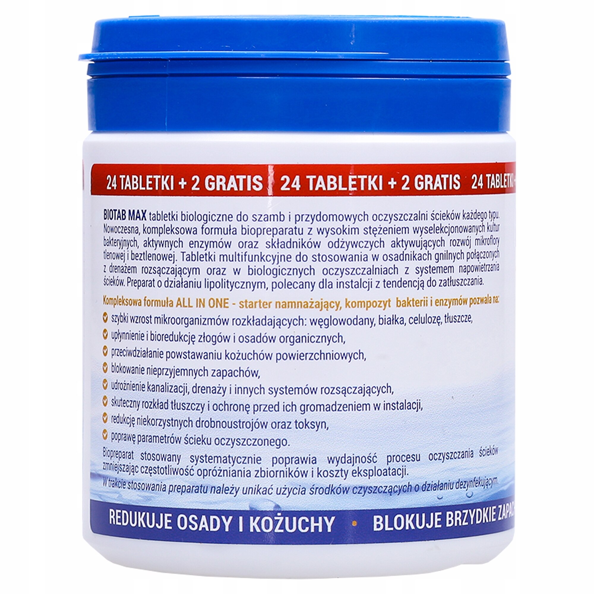 Set 26 tablete biologice pentru fose, Biotab, Alb - eMAG.ro