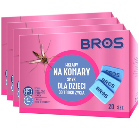 Set 80 Tablete insecticide, Bros, Impotriva tantarilor, Multicolor ...
