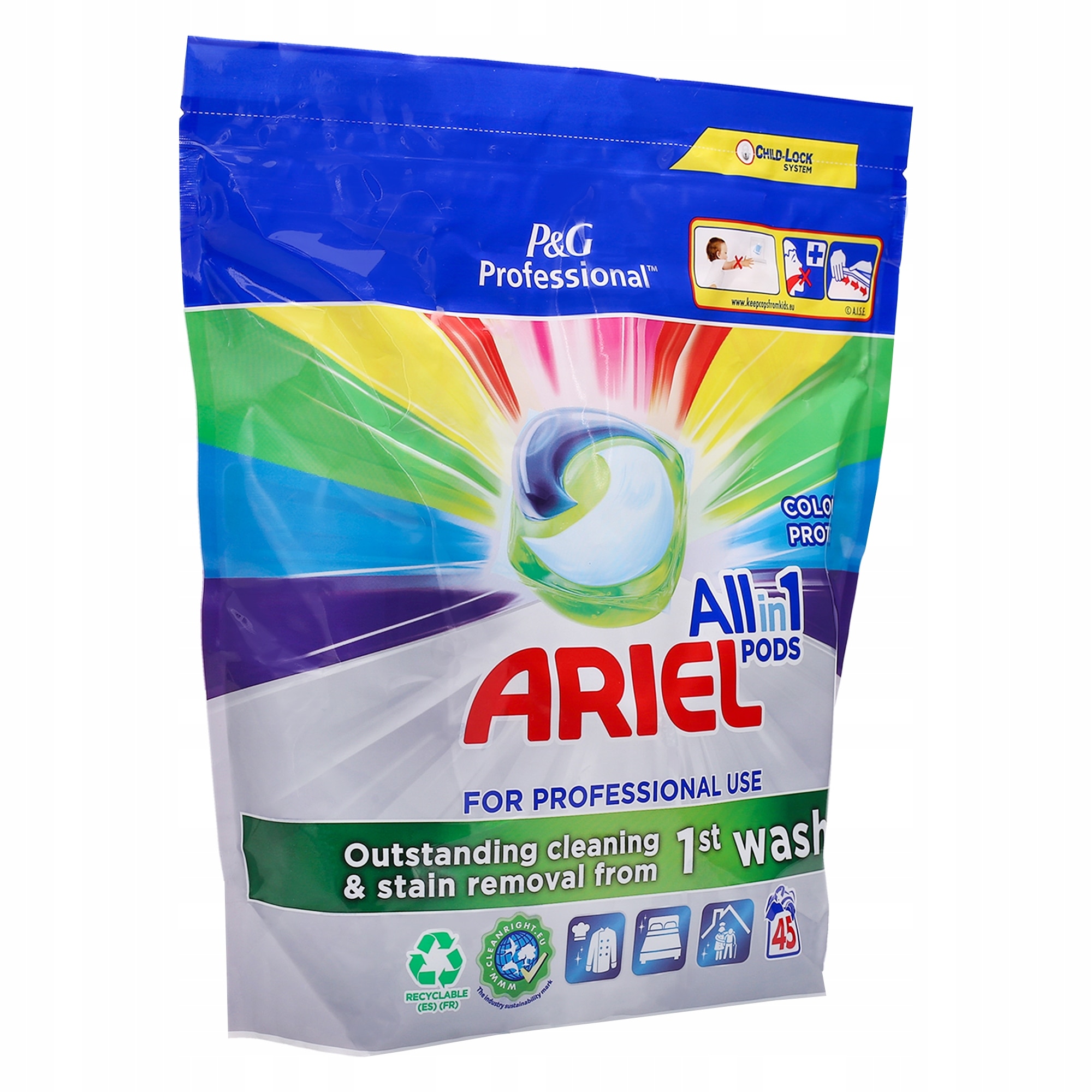 Set 2 Pungi capsule detergent, Ariel, All in 1, Pentru haine colorate ...