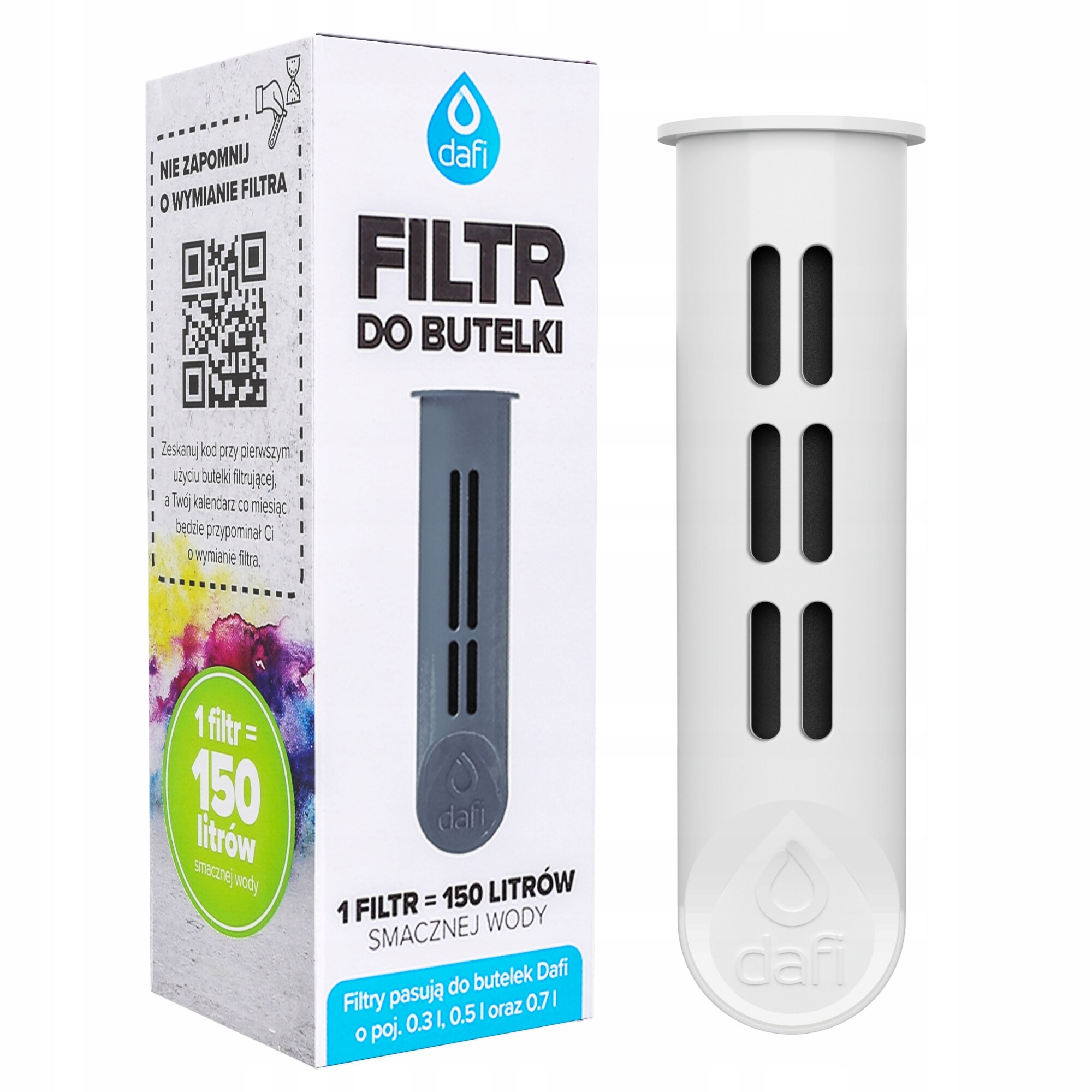 Filtru pentru sticla, Dafi, Alb - eMAG.ro