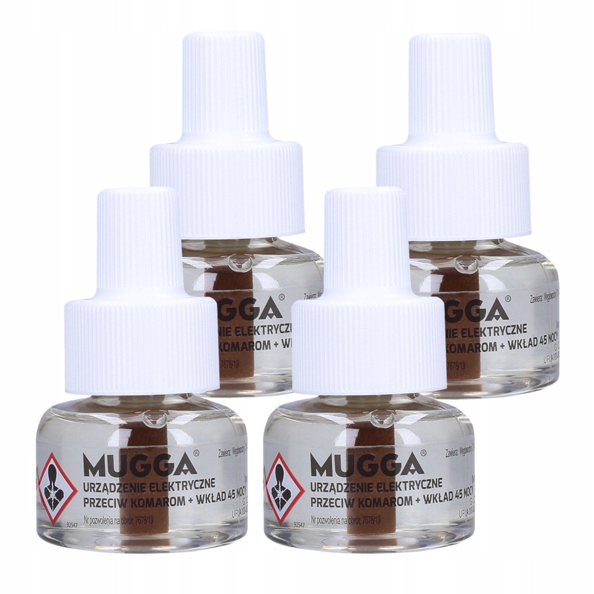 Set 4 Cartuse/Insecticid electric, Mugga, Impotriva tantarilor, Verde ...
