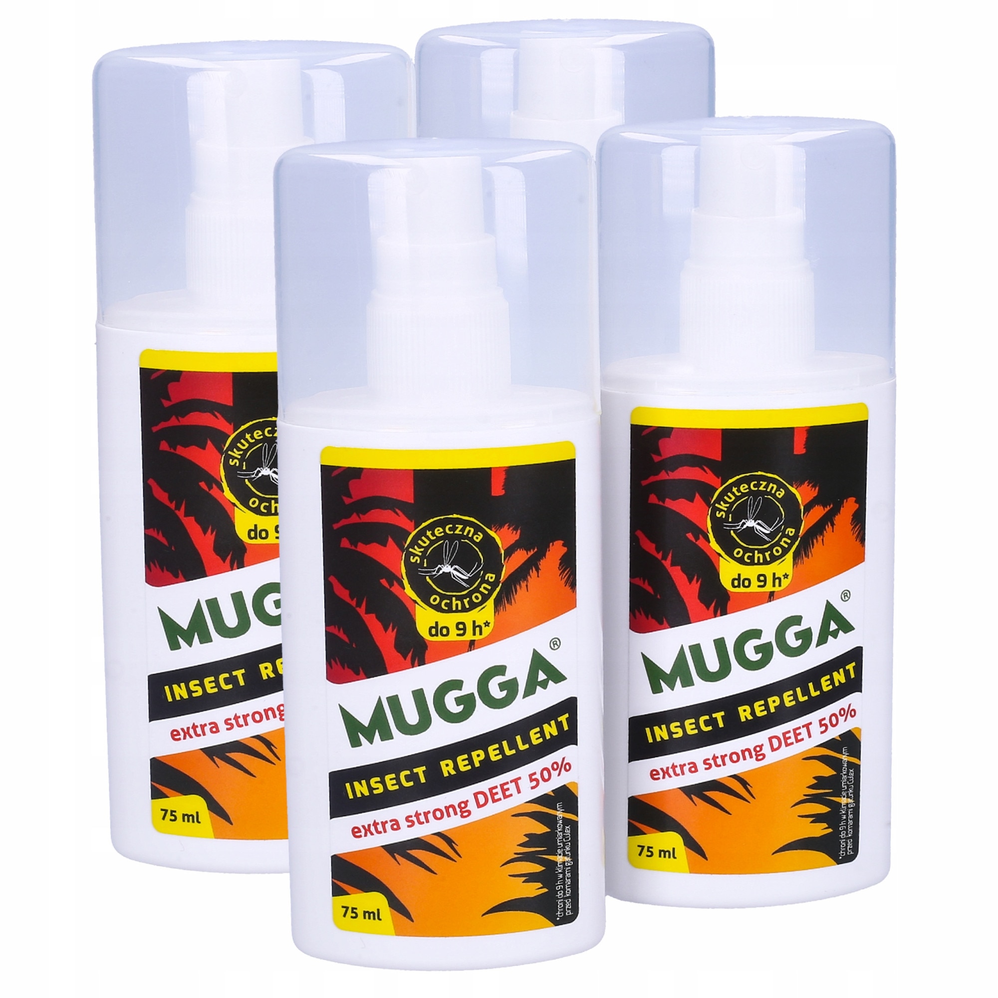 Spray pentru tantari si capuse Mugga, 75ml, 4 buc - eMAG.ro