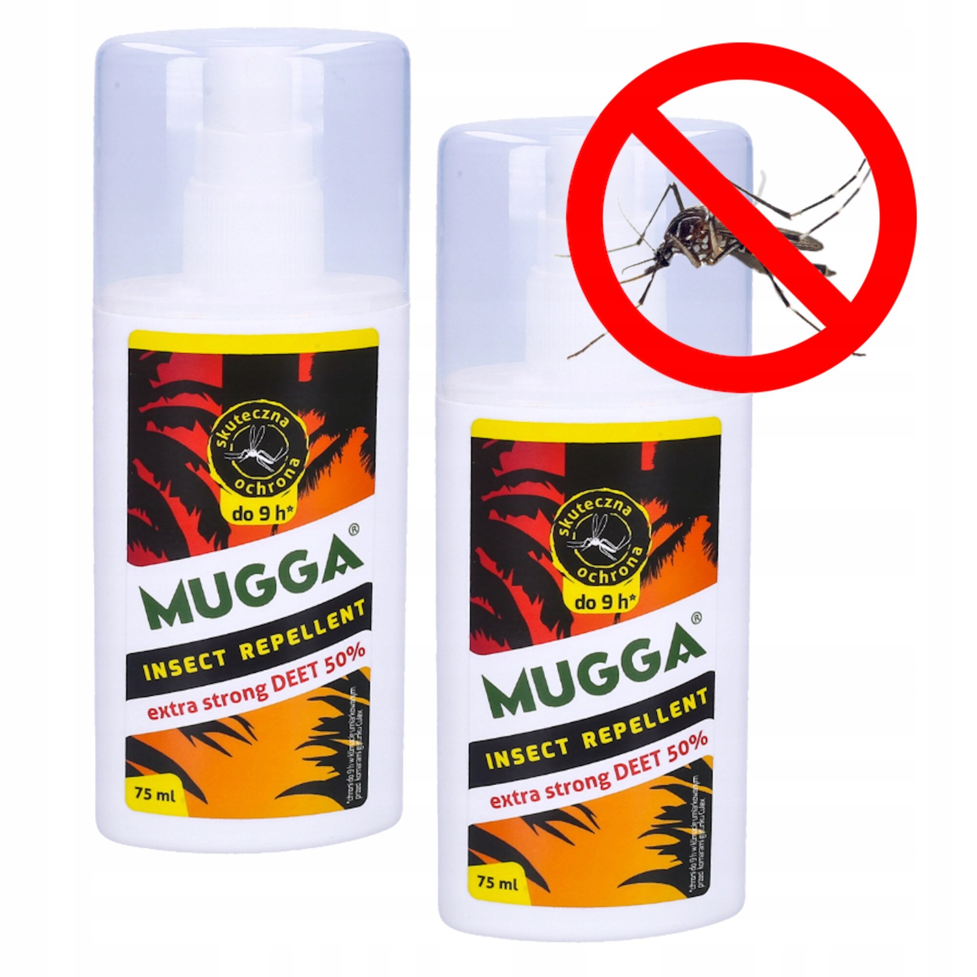 Spray pentru tantari si capuse Mugga, 2x 75ml - eMAG.ro