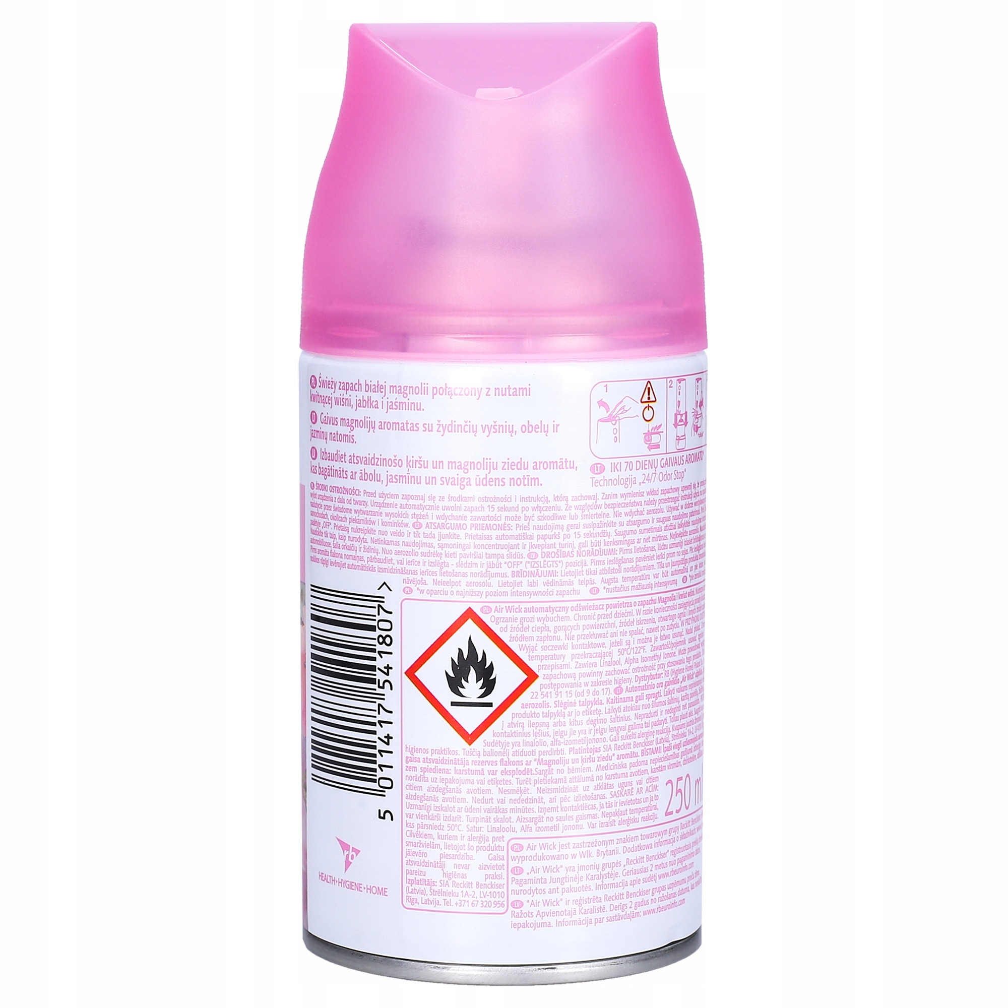 Set 4 rezerve pentru odorizant de camera, Air Wick, Cu magnolie si ...