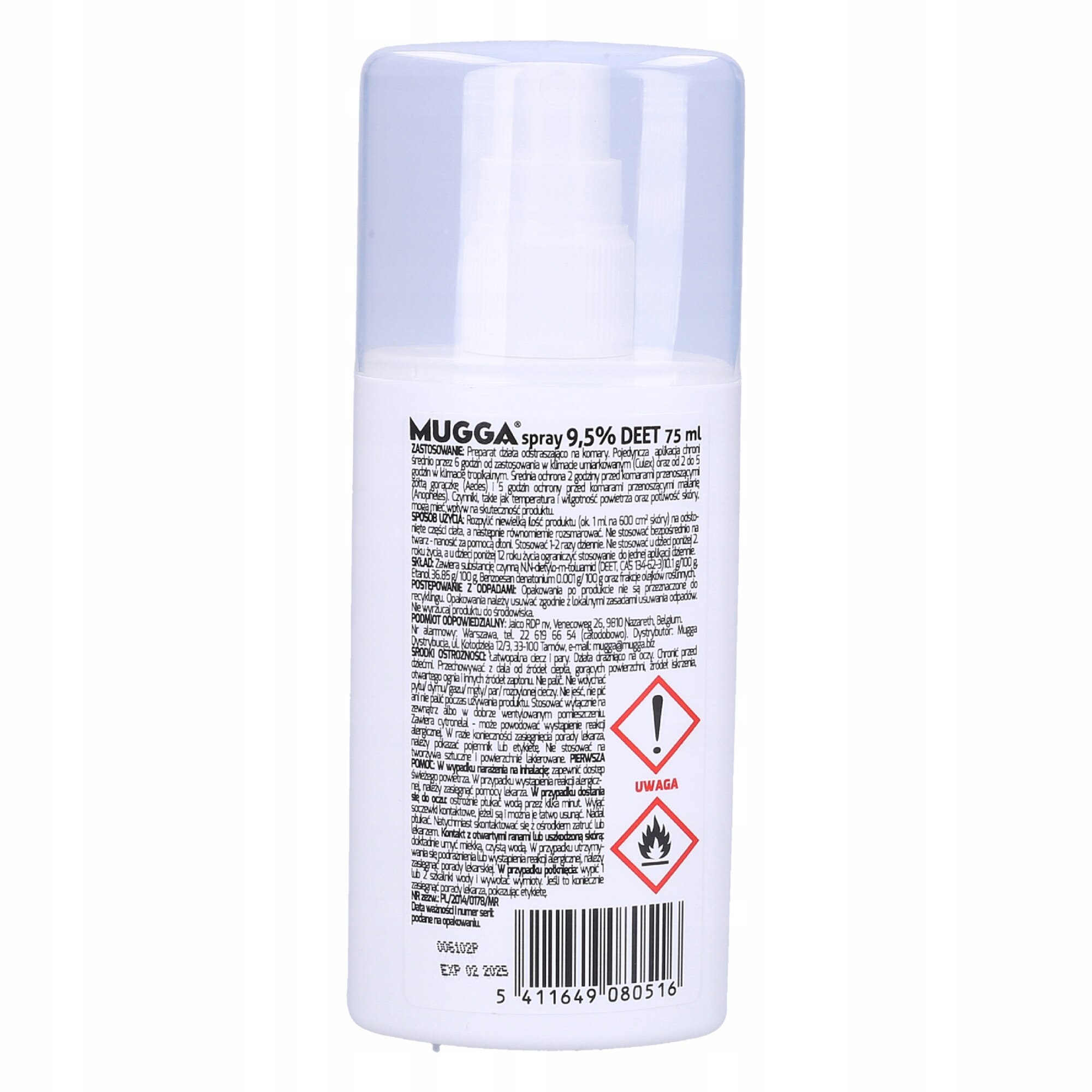 Spray pentru insecte, Mugga, 75ml - eMAG.ro