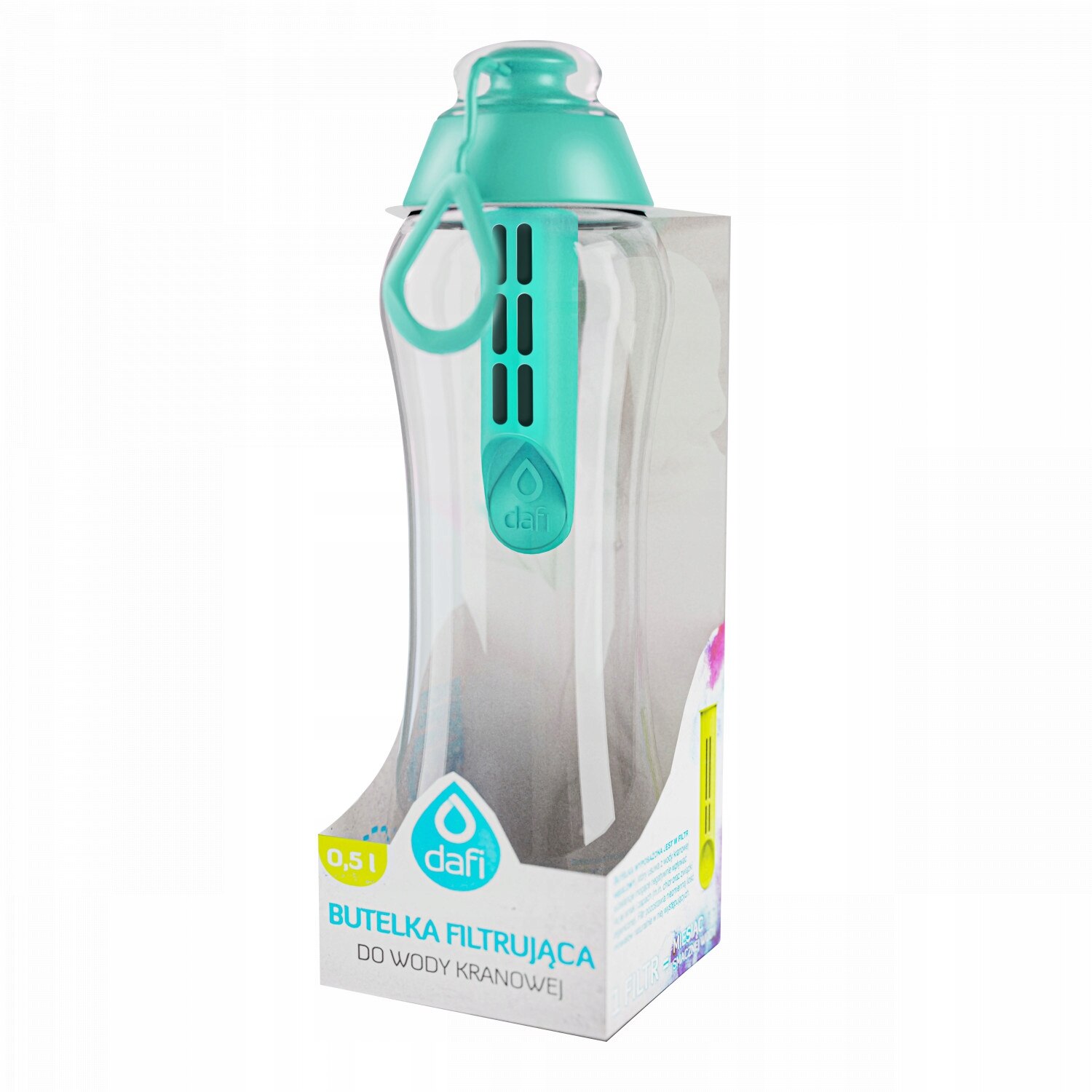 Sticla cu filtru apa, DAFI, 0.5l, Verde - eMAG.ro