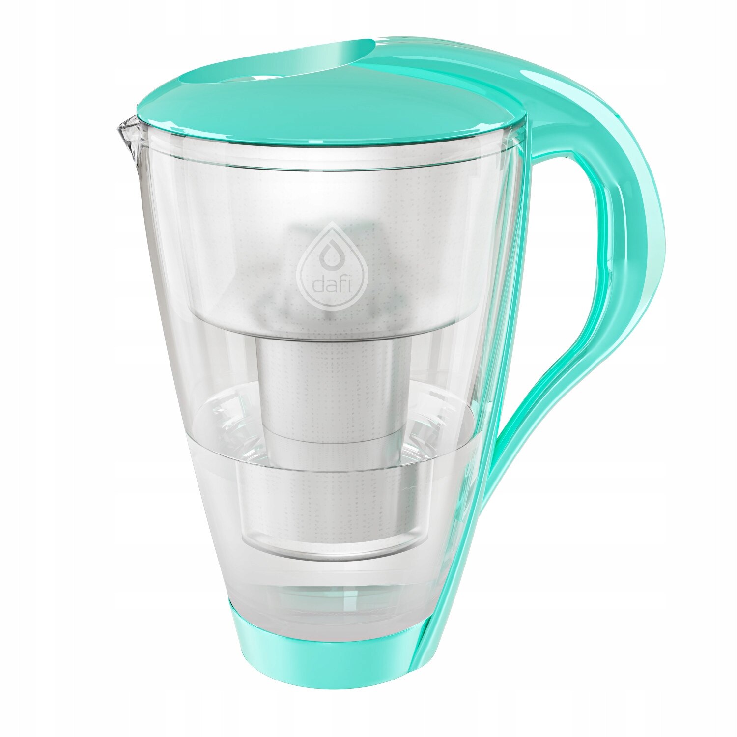 Set cana filtranta si filtru, Dafi Crystal, 2l, Verde - eMAG.ro