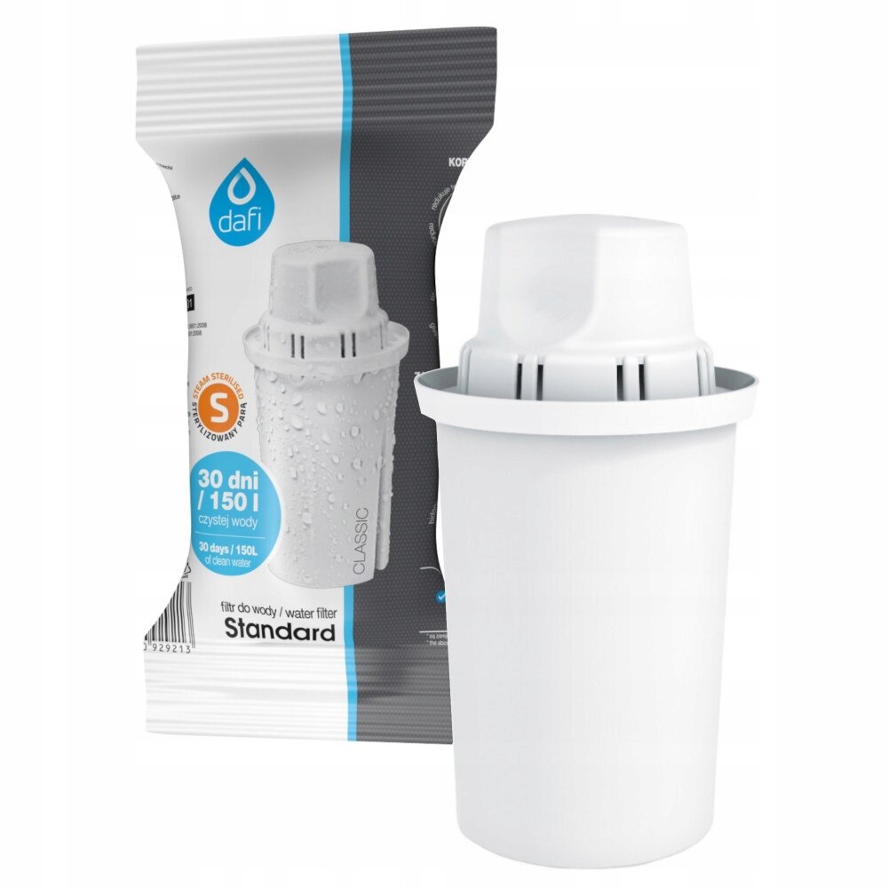 Set cana filtranta si filtru, Dafi Crystal, 2l, Verde - eMAG.ro
