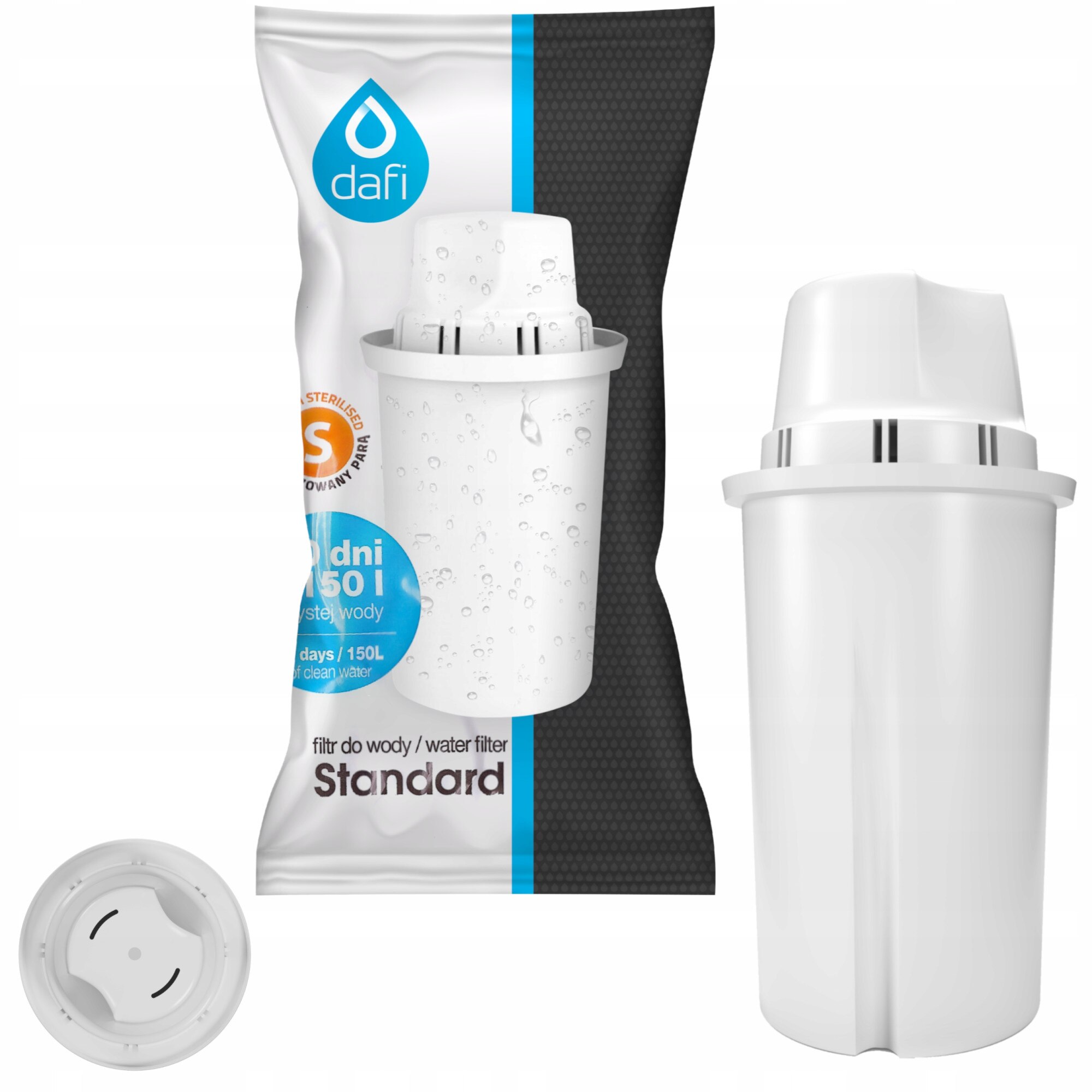 Cana filtranta si filtru, Dafi, 2.4l, Alb - eMAG.ro