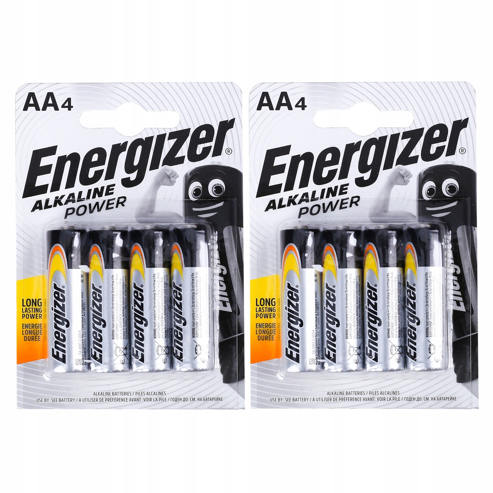 Baterii alcaline, Energizer, AA (R6), 1.5 V 2900 mAh, 8 buc. - eMAG.ro