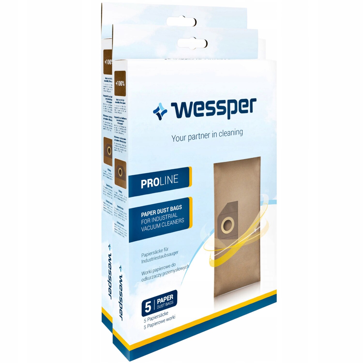 Set 10 saci aspirator, Wesper, Compatibil KARCHER MV 3 WD3 200 SE 4001 ...