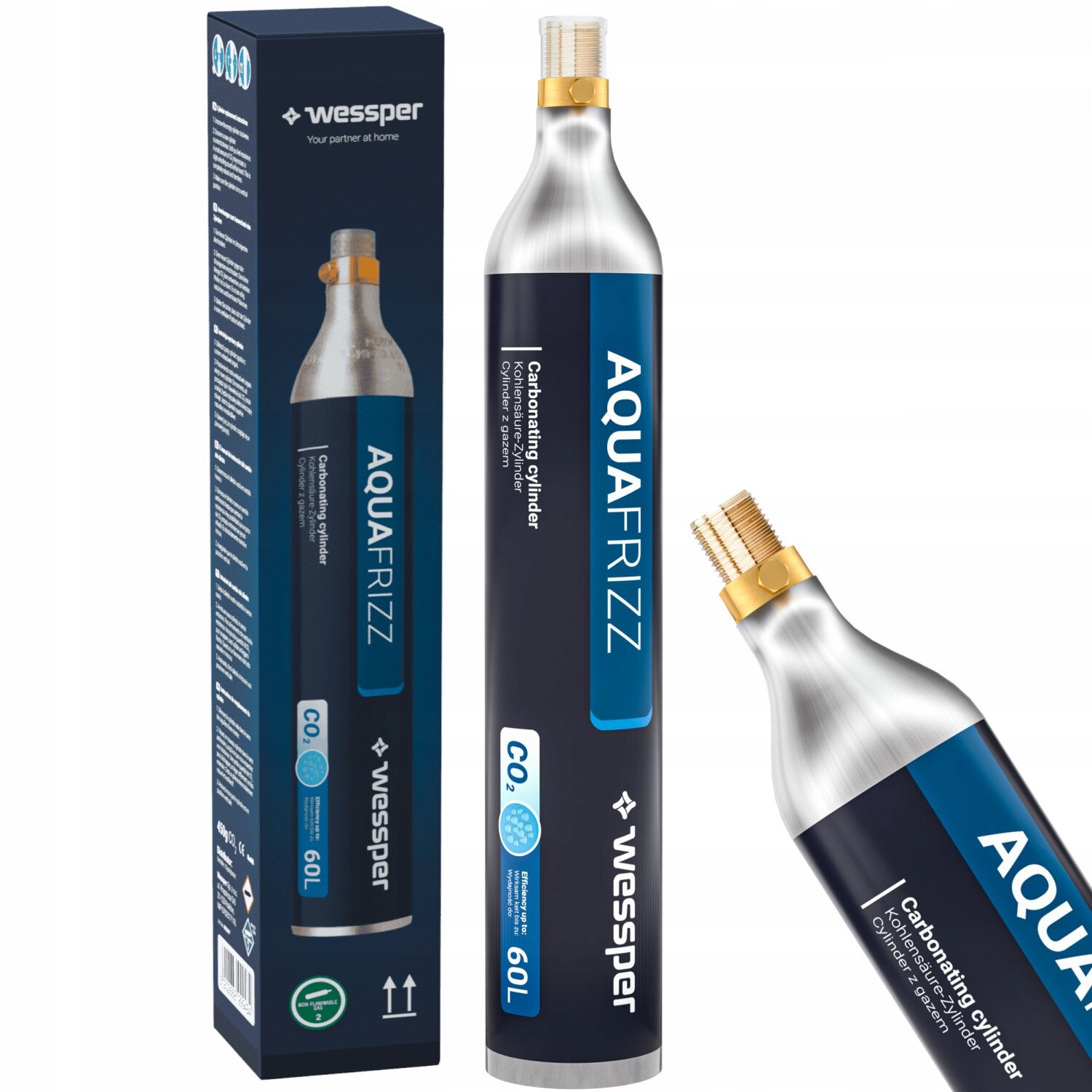 Cartus CO2, Wessper, 450 g, Bleumarin - eMAG.ro