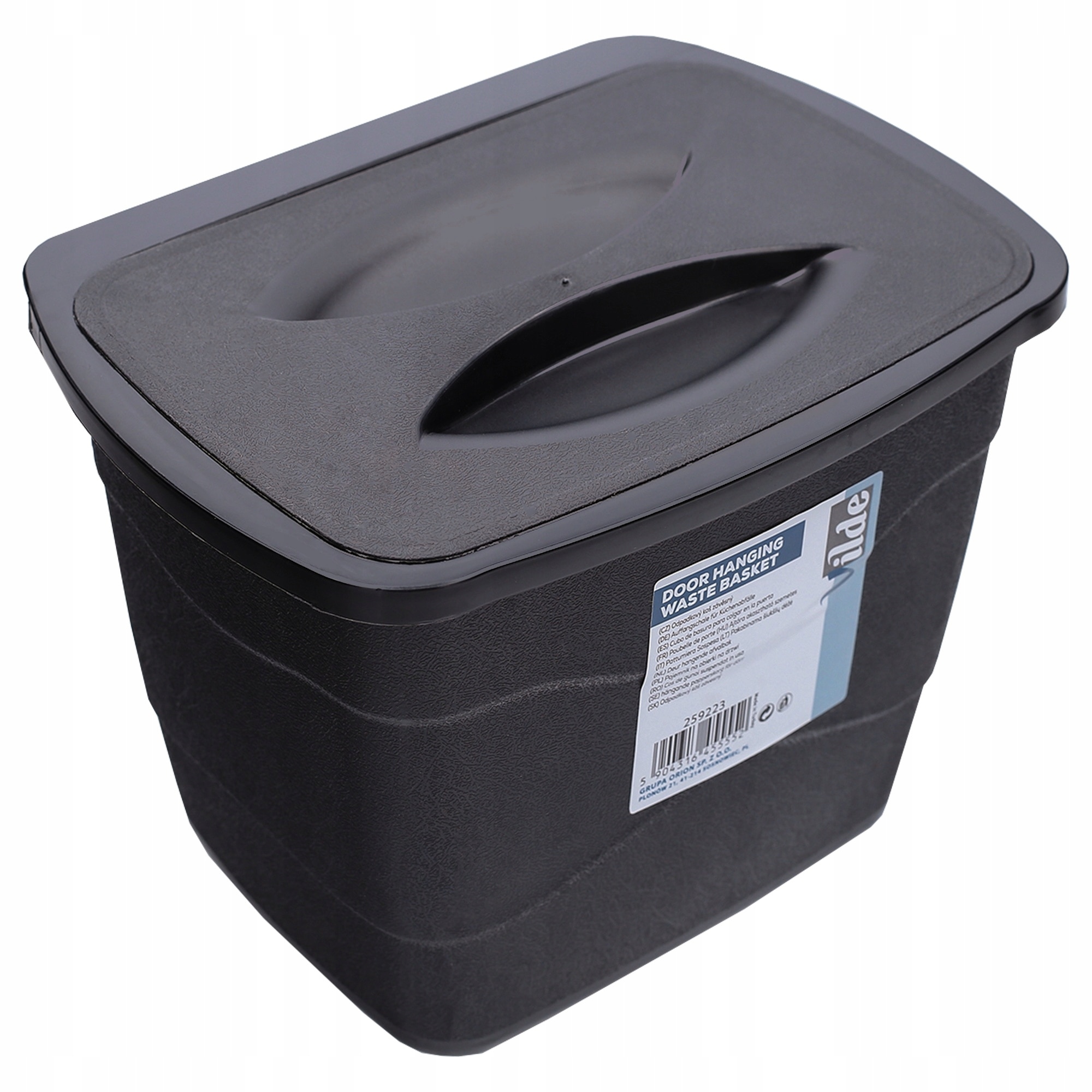 Cos de gunoi de bucatarie, Vide, Plastic, 4.5L, Negru - eMAG.ro