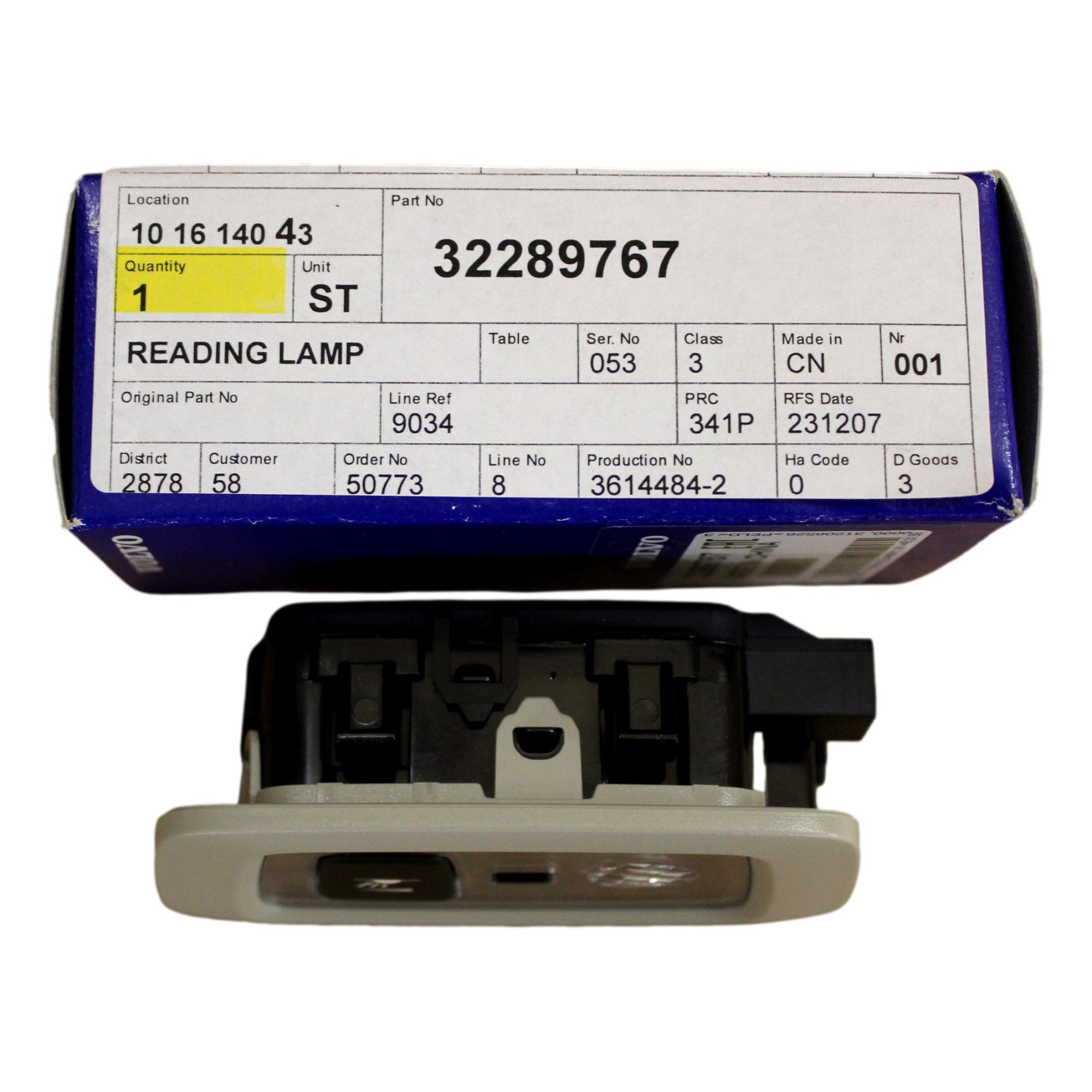 Lampa de citire interioara VOLVO XC60 II, Alb - eMAG.ro