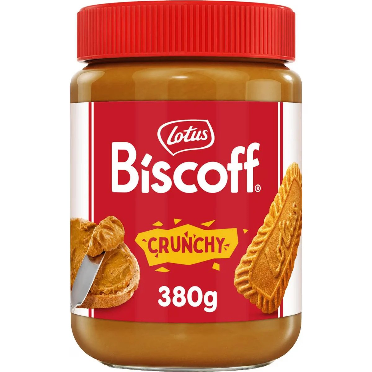 Crema biscuiti Lotus Biscoff, 380g, crunchy - eMAG.ro