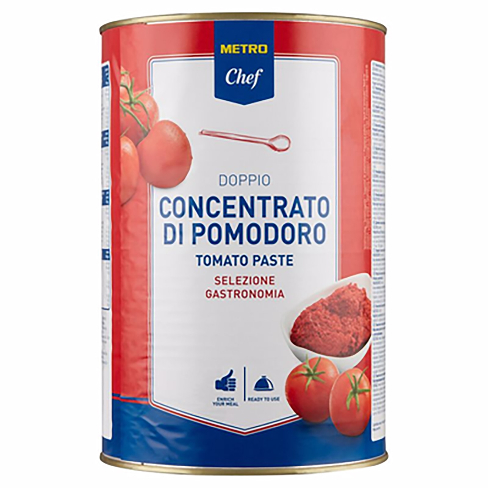 Pasta de Tomate 28%, 4.5 Kg, Metro Chef - eMAG.ro