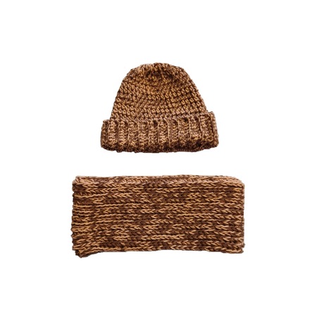 Set caciula si fular circular, Crosetate Handmade, 100% Acril - eMAG.ro