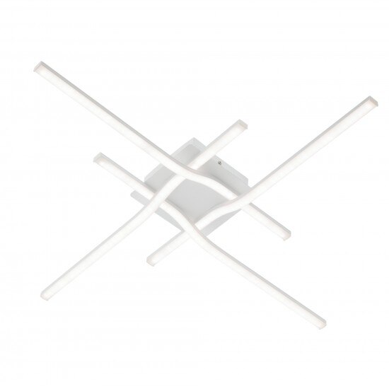Lustra Redo Mesh, alb, LED, 38W, 2611 lumeni, alb neutru 4000K - eMAG.ro