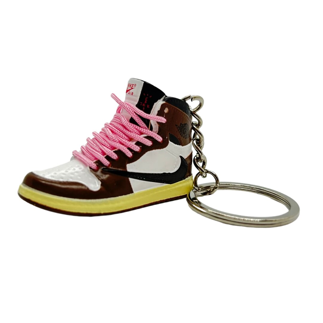 Jordan 1 High Travis Scott Edition kulcstartó, PVC + gumi, kézzel ...