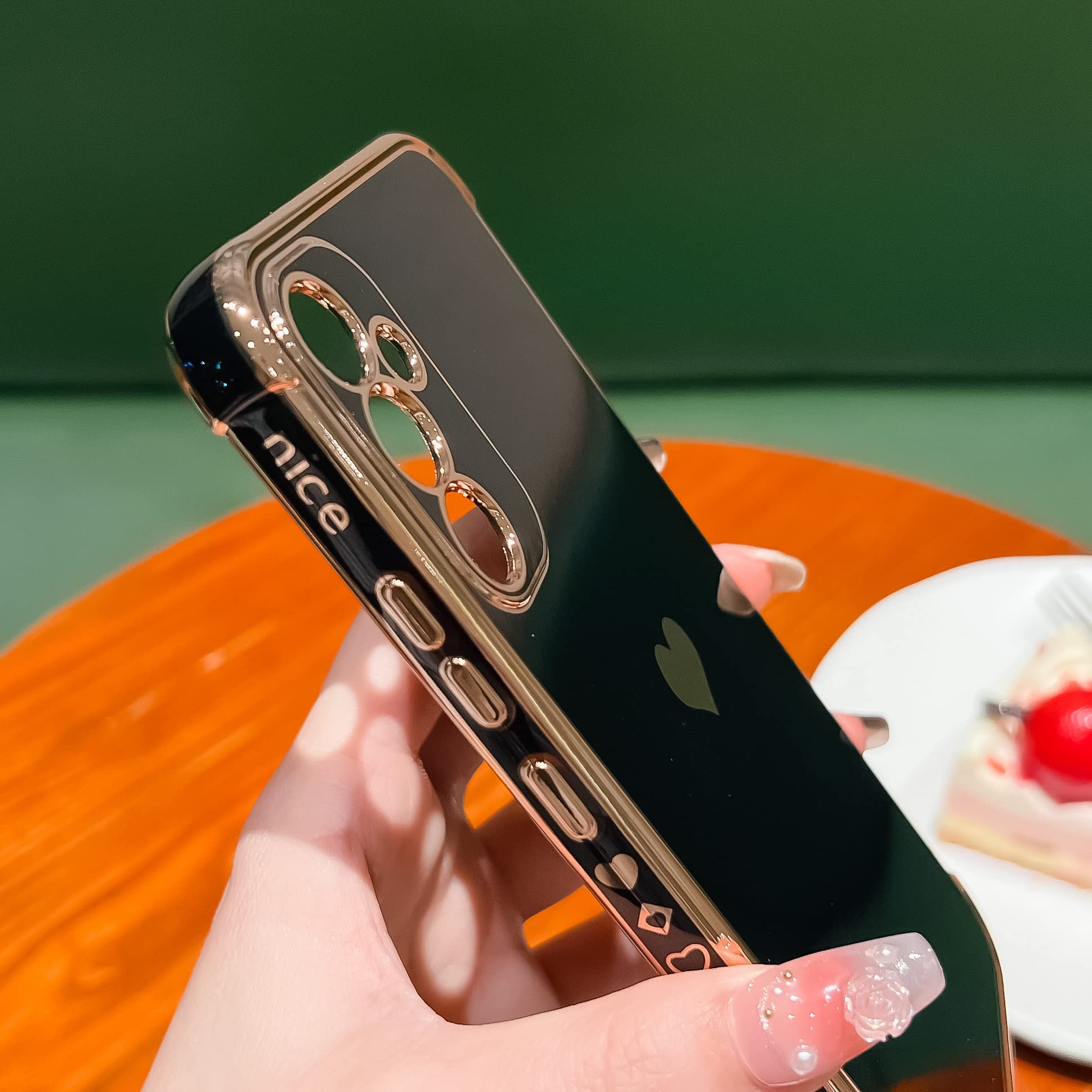 Husa pentru telefon Samsung Galaxy A34 5G, TPU, Negru/Auriu - eMAG.ro