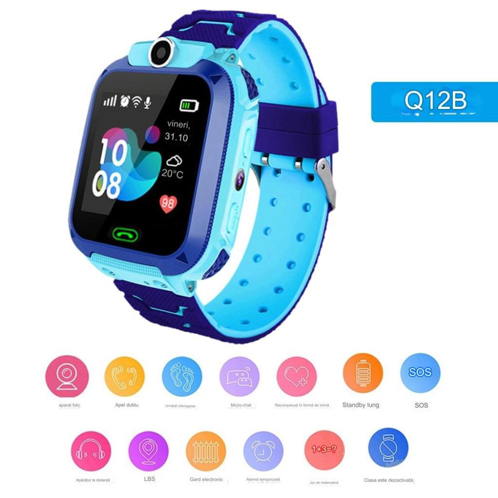 Ceas Smartwatch pentru Copii, Set Smartwatch copii, cu GPS, functie ...