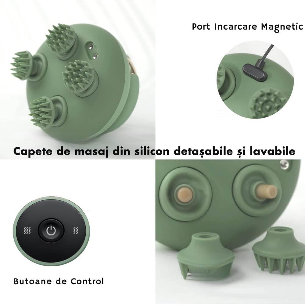 Aparat Profesional pentru Masaj Capilar BellFyd®, cu Acumulator ...