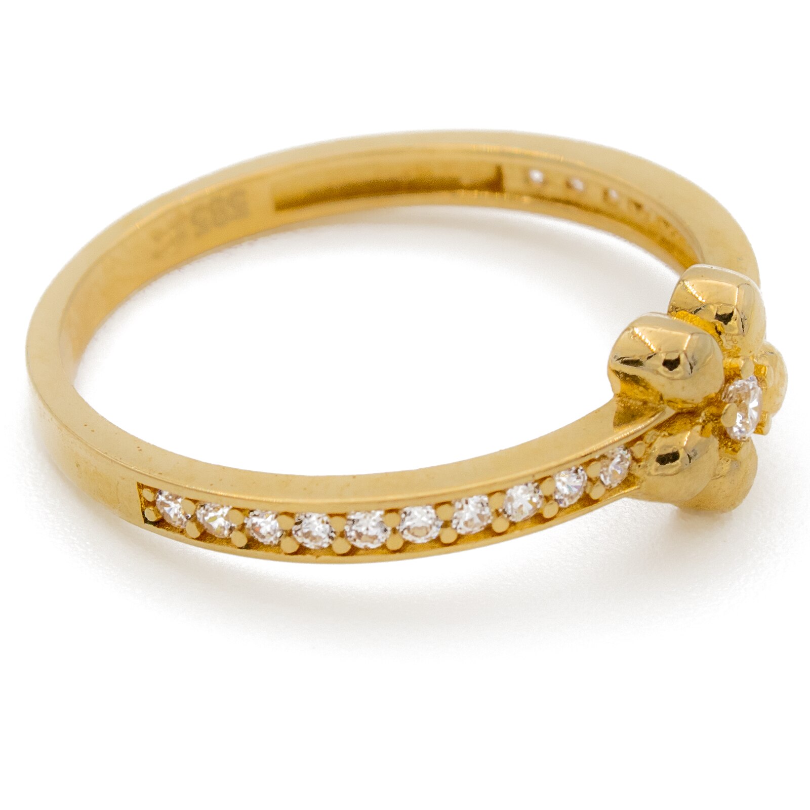 Inel Floare Aur 14k, Masura 17(57) - eMAG.ro