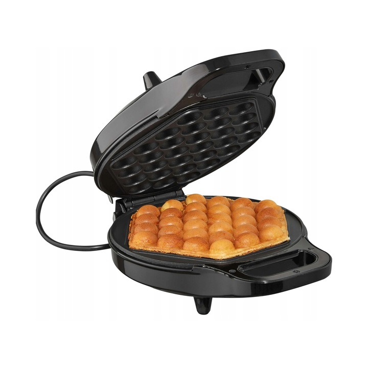 Aparat pentru gofre cu bule, 1000W, Princess, Negru - eMAG.ro