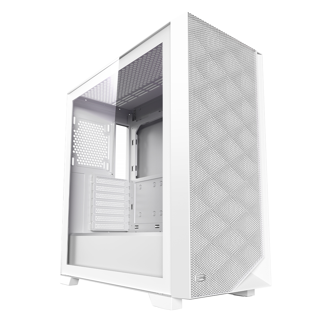 Carcasa PCCOOLER, Middle Tower, ATX, fara sursa, sticla securizata, 3 ...