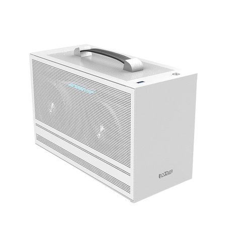 Carcasa PCCOOLER, Mini Tower, ITX, fara sursa, fereastra laterala tip ...