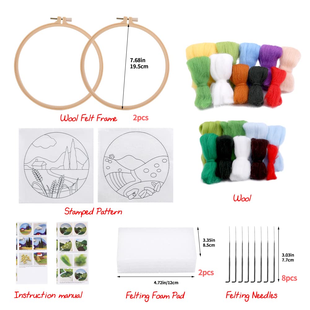 Комплекти за плъстене с игла Art Craft Walalla Многоцветен Emag Bg