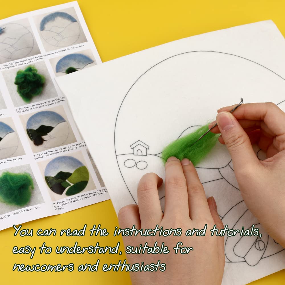 Комплекти за плъстене с игла Art Craft Walalla Многоцветен Emag Bg