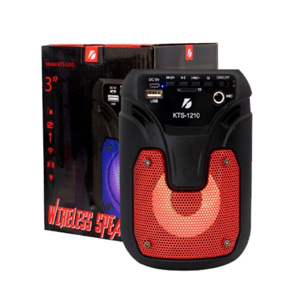 Boxa KlaussTech Audio Portabila 5W, 80 dB, 500 mAH, Bluetooth, Redare ...
