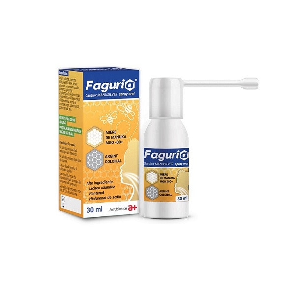 Faguria Gardlox Manusillver, spray oral 30 ml - eMAG.ro