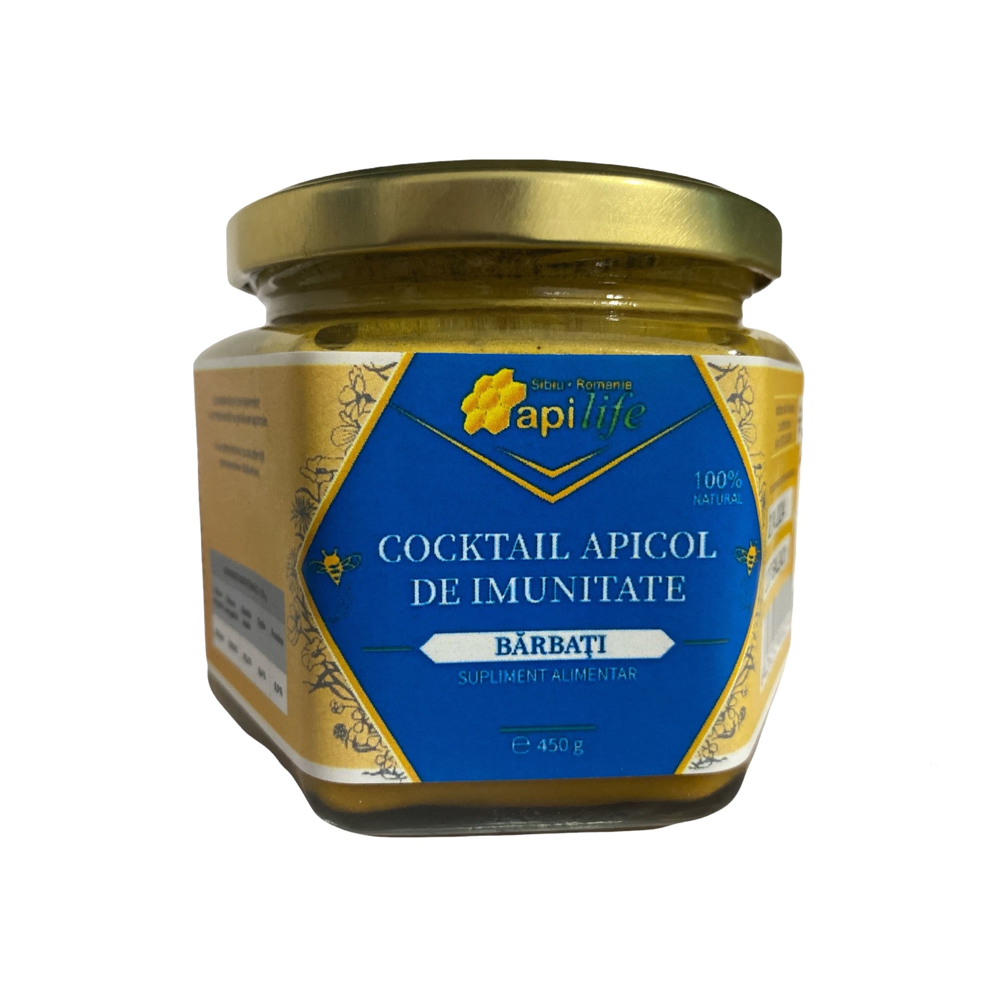 Cocktail apicol de imunitate pentru barbati 450 gr - eMAG.ro