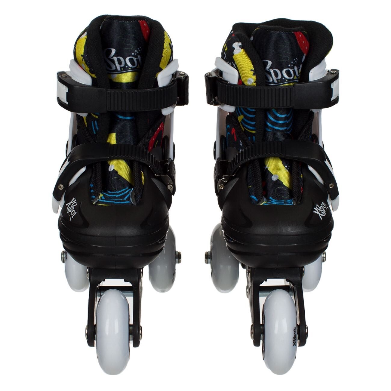 Patine cu rotile reglabile, PVC, 2in1, marimea 31-34, Multicolor - eMAG.ro