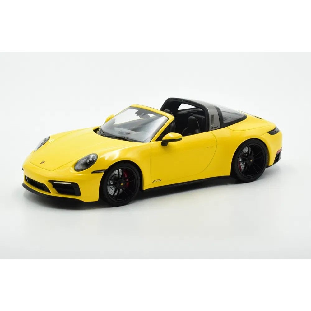 Macheta Porsche 911 (992) Targa 4 GTS galben - 1/18 Minichamps - eMAG.ro