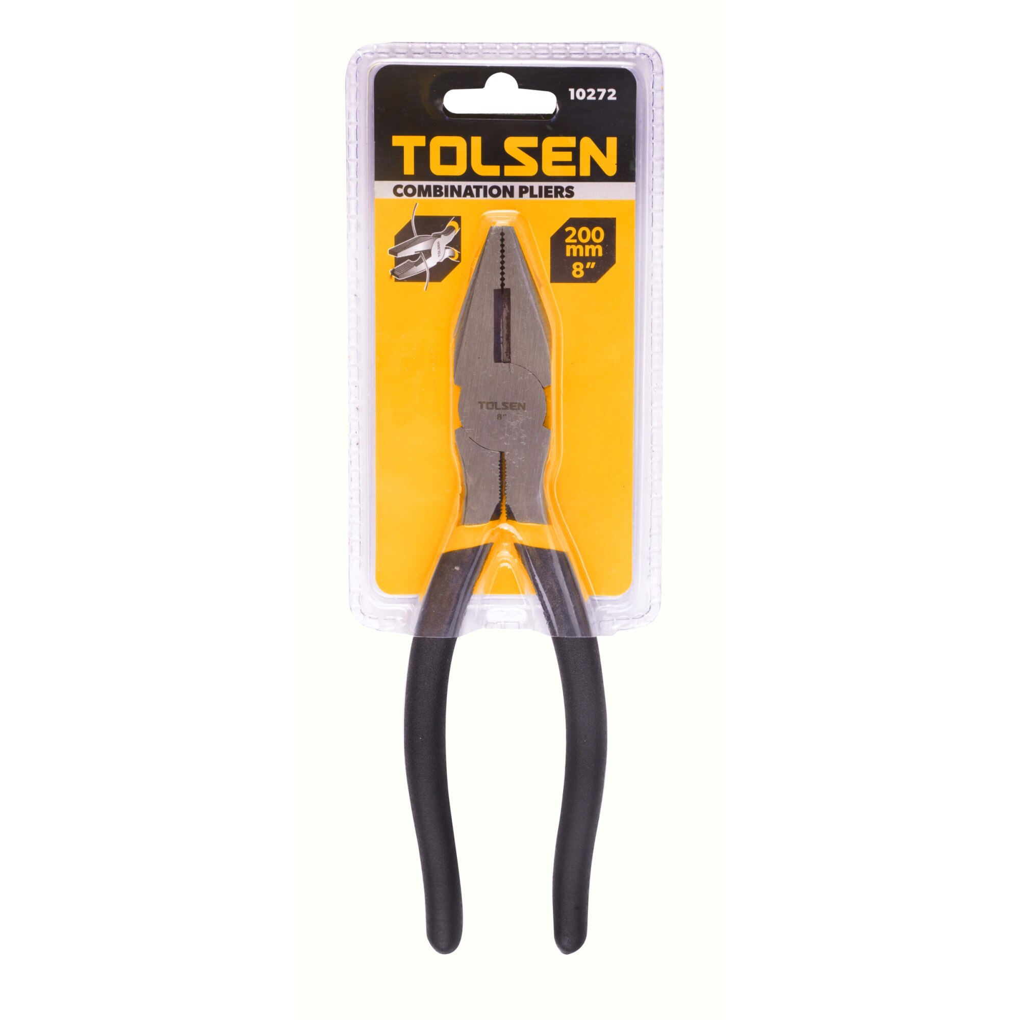 Cleste combinat 200 mm, maner antiderapant, Tolsen - eMAG.ro