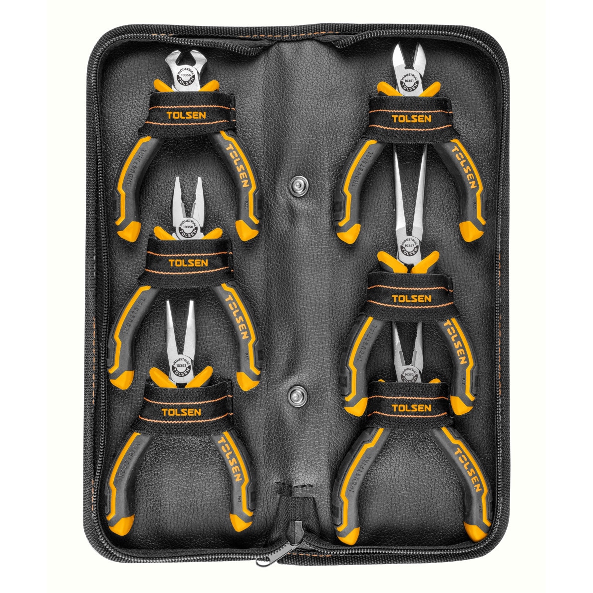 Set mini clesti TOLSEN, 6 buc, 115mm si 140mm, Otel carbon placat cu ...