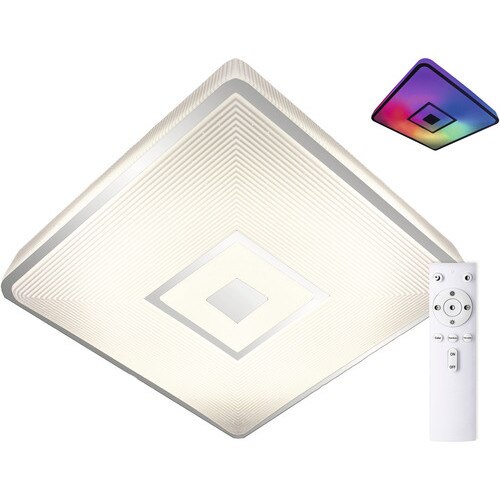 Plafoniera Cu Led Integrat Rainbow K Rc 24w 2500 Lumeni, Lumina Rgb, Cu ...