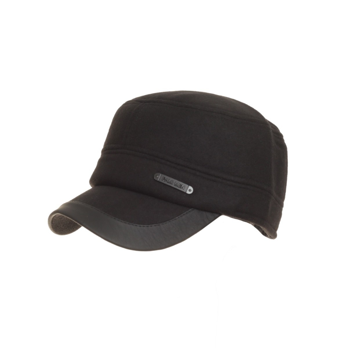 Sapca de iarna pentru barbati, PAMI, SB-0523-159-1, 58 cm, Negru - eMAG.ro