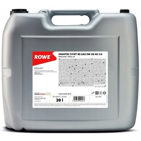 Ulei motor ROWE RS HC-C4 5W30, 20L - eMAG.ro