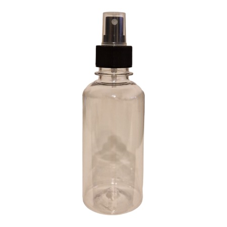 Set 50 flacoane pet, transparente, cu atomizor negru, 200ml - eMAG.ro
