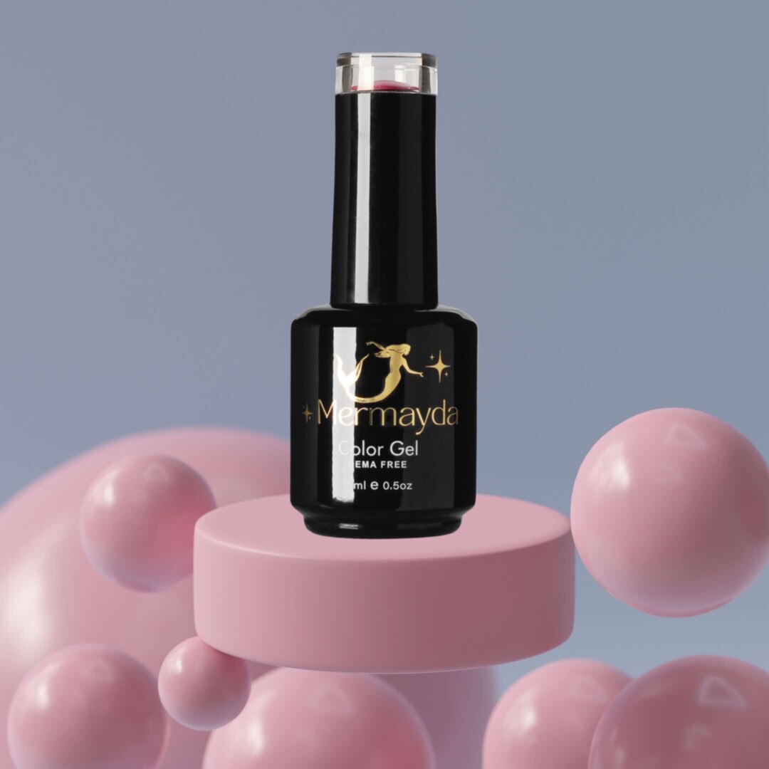 Oja semipermanenta, Hema Free, Mermayda ColorGel Vampire, Rosu, 15 ml ...