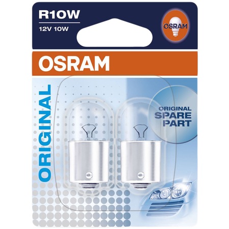Set 2 Becuri auto auxiliare cu halogen Osram R10W, 12V, 10W - eMAG.ro